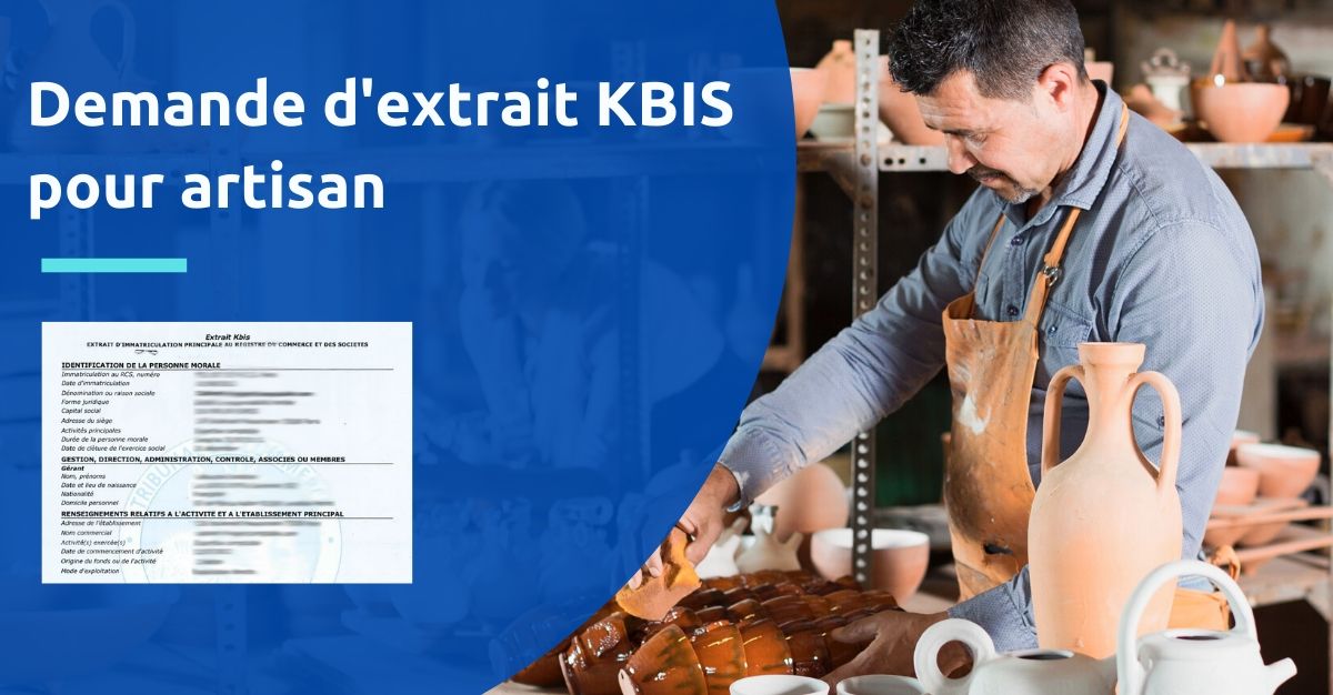 Demande d'extrait KBIS pour artisan